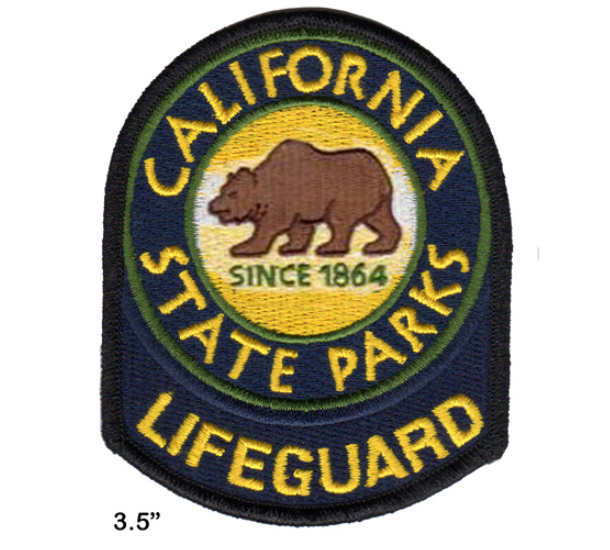 CA STATE PARKS Lifeguard Patch – Lost Winds Dive Shop