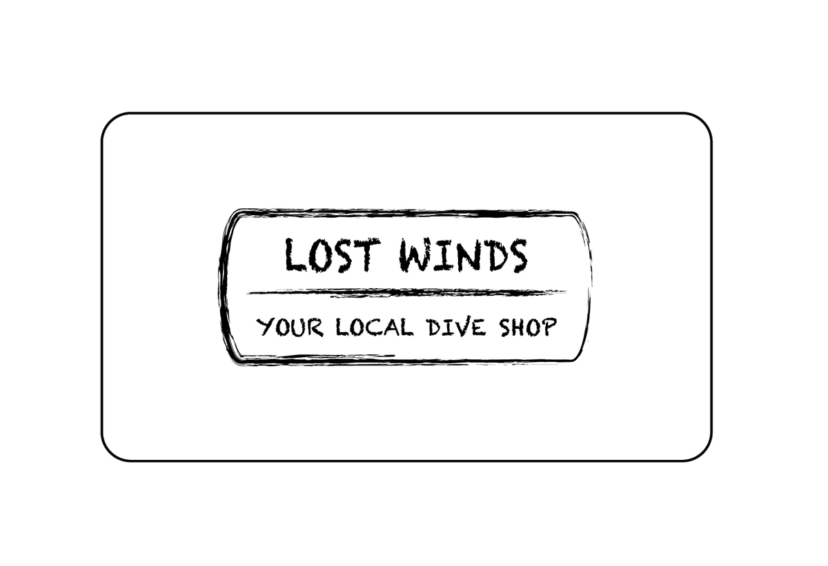Lost Winds Gift Card – Lost Winds Dive Shop